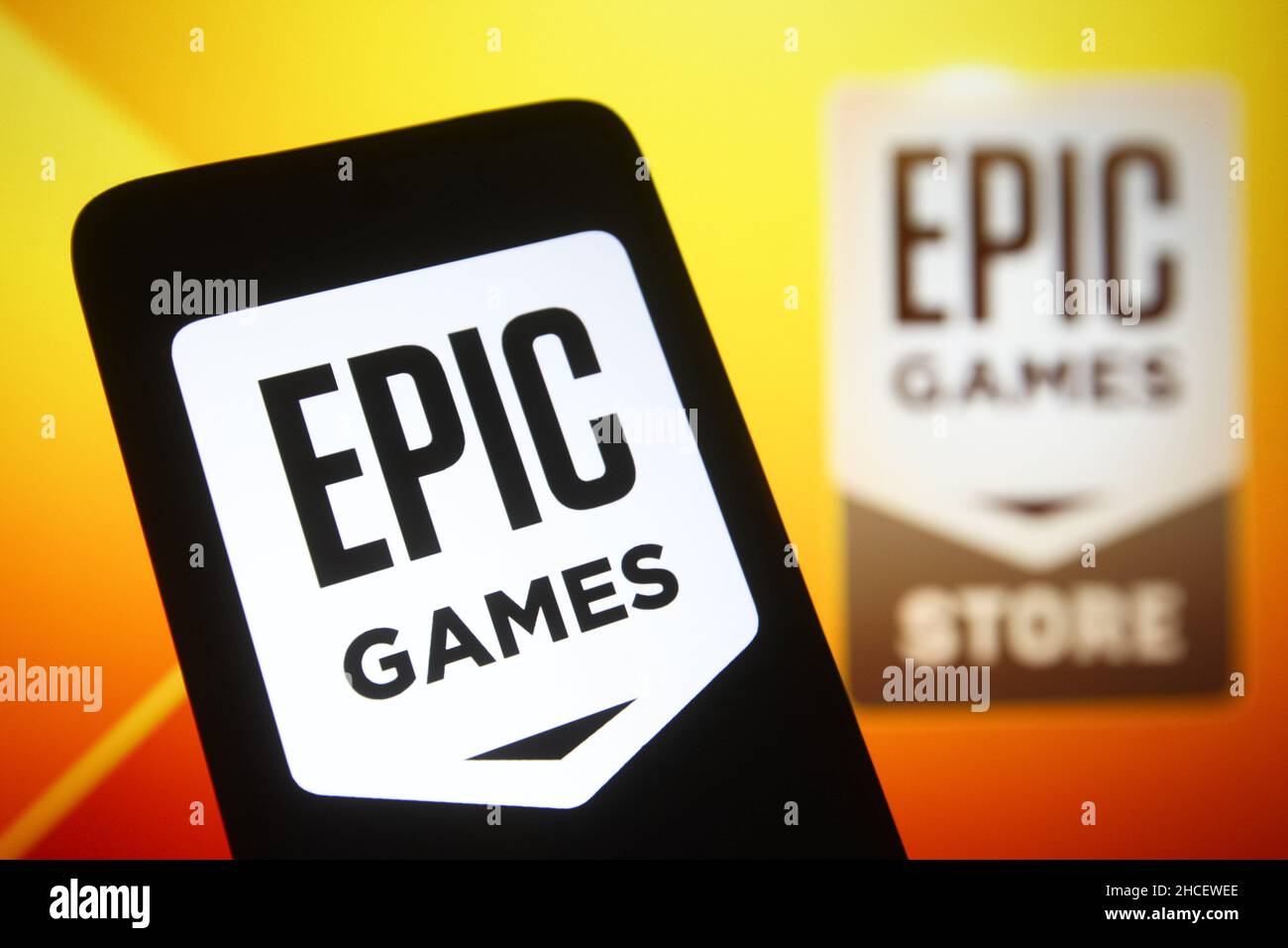 Epic games logo hi-res stock photography and images - Alamy