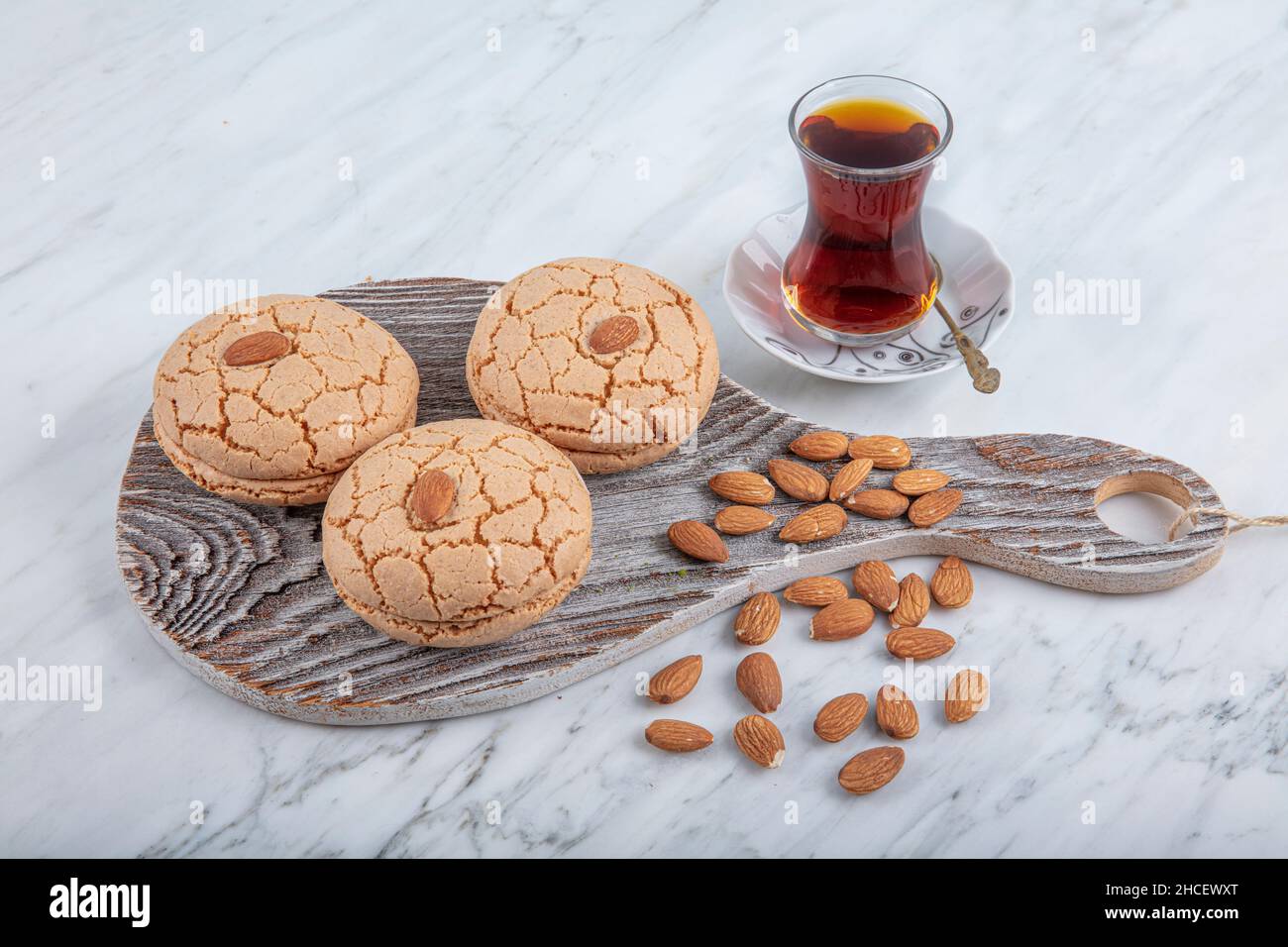 Bitter Almond Butter Cookies. Acibadem kurabiyesi is a traditional ...