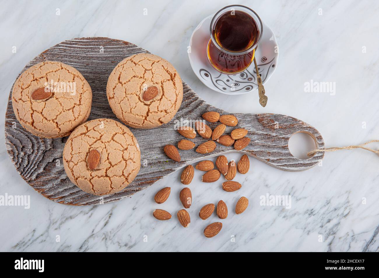Bitter Almond Butter Cookies. Acibadem kurabiyesi is a traditional ...