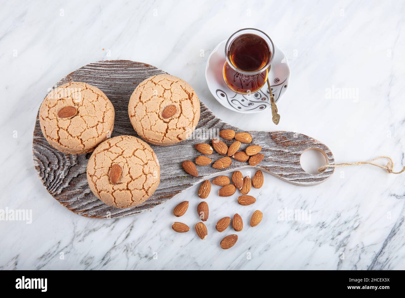 Bitter Almond Butter Cookies. Acibadem kurabiyesi is a traditional ...