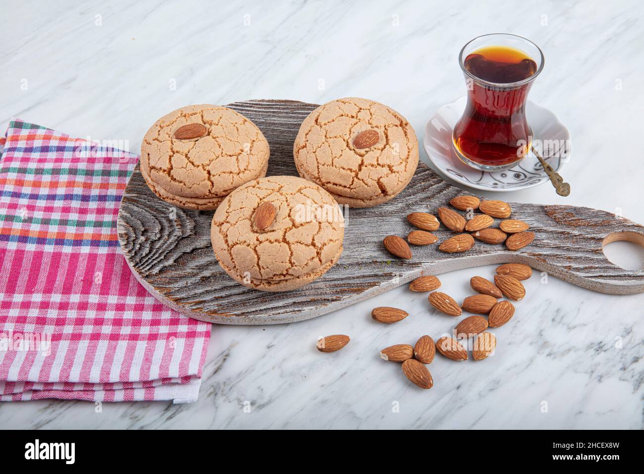 Bitter Almond Butter Cookies. Acibadem kurabiyesi is a traditional ...