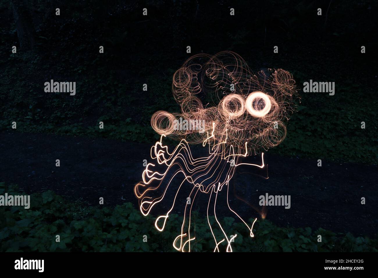 How to make a non realistic figure with light Stock Photo - Alamy