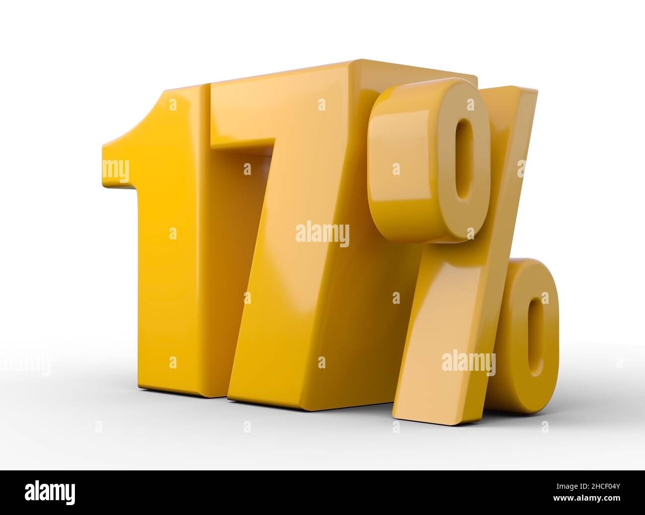 Seventeen percent sign hi-res stock photography and images - Alamy