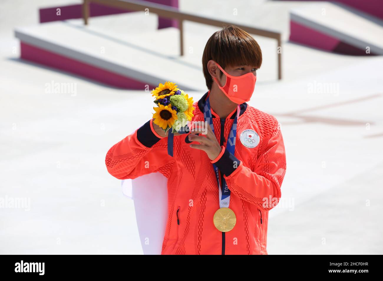 JULY 25th, 2021 - TOKYO, JAPAN: HORIGOME Yuto of Japan receives his ...