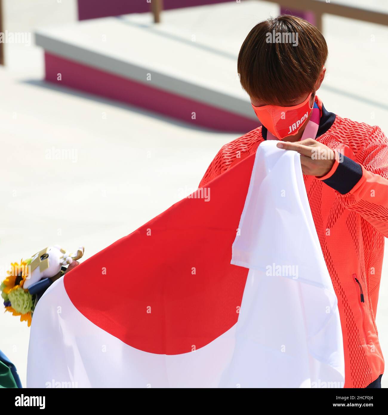 JULY 25th, 2021 - TOKYO, JAPAN: HORIGOME Yuto of Japan receives his ...