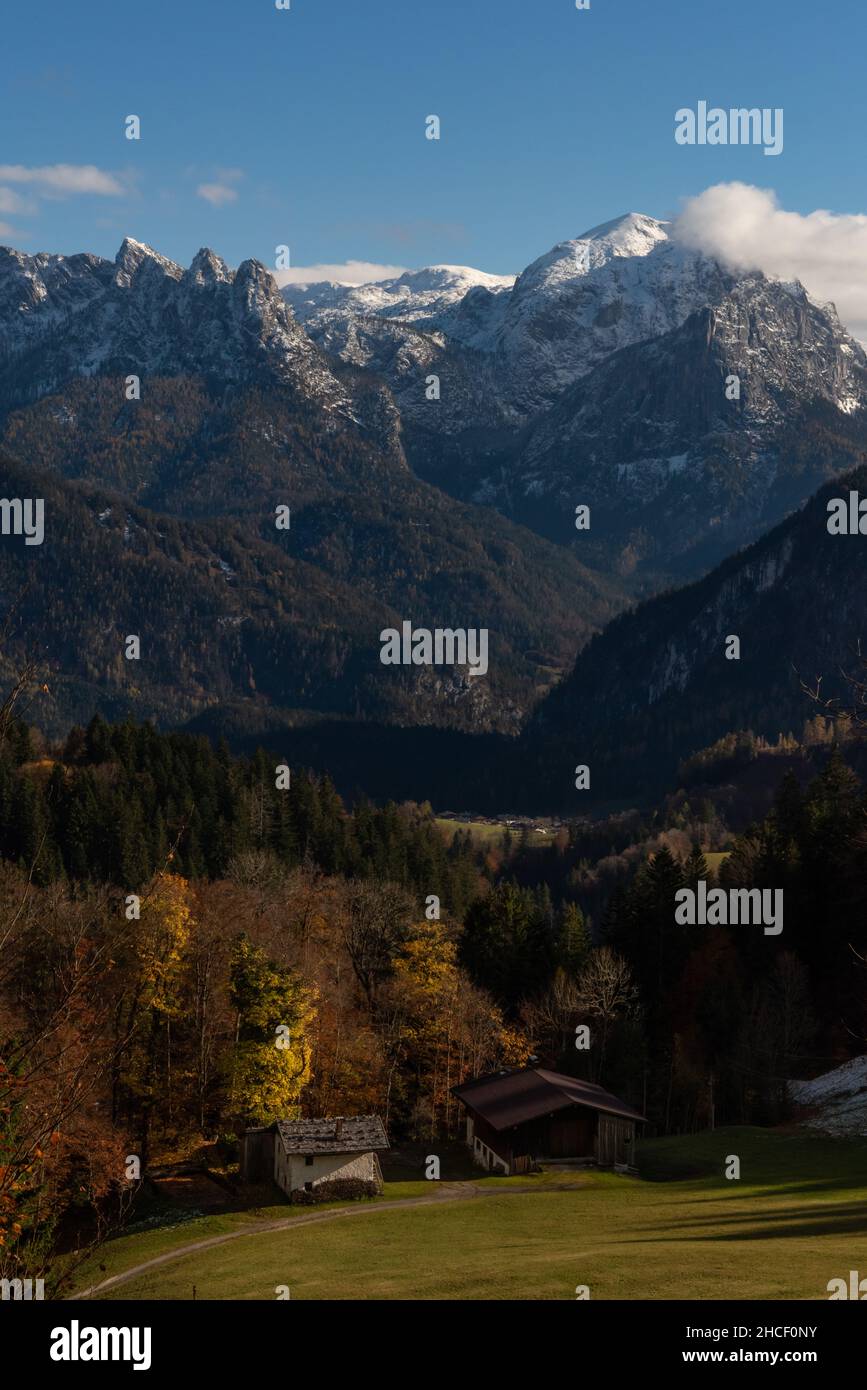 autumn in the austrian alps Stock Photo - Alamy