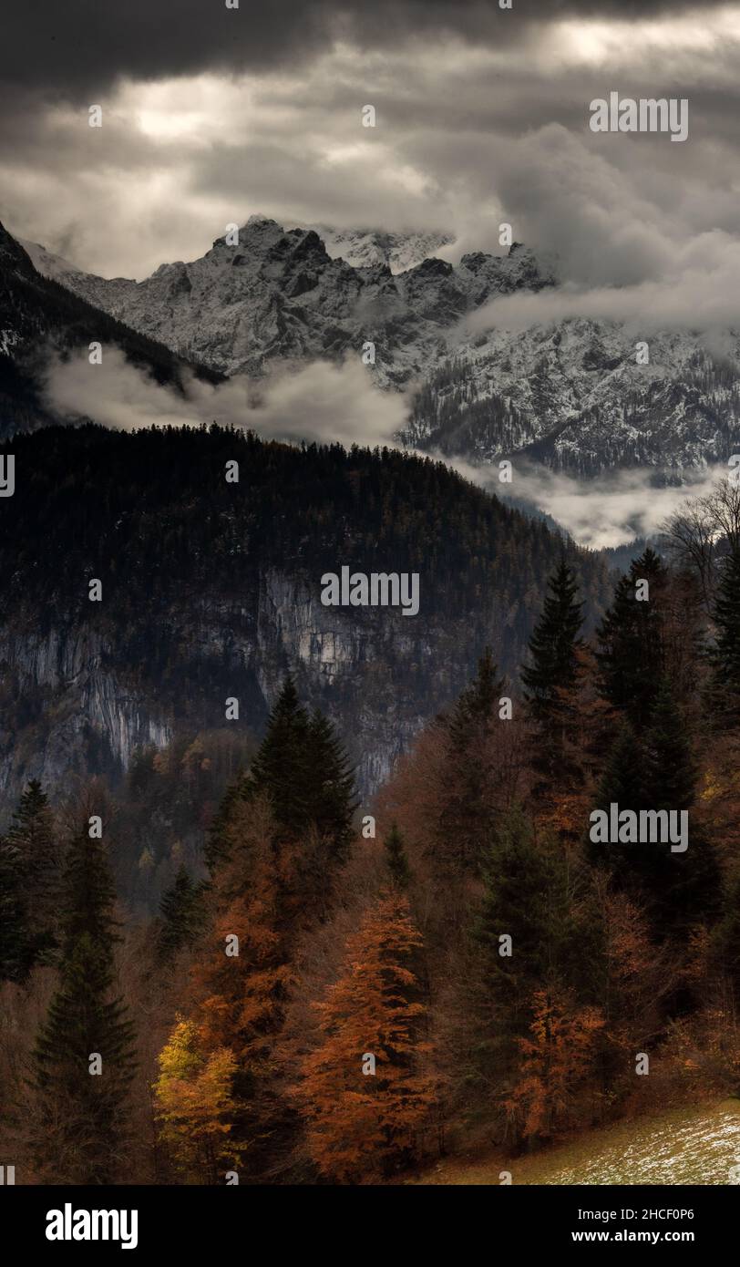 autumn in the austrian alps Stock Photo - Alamy