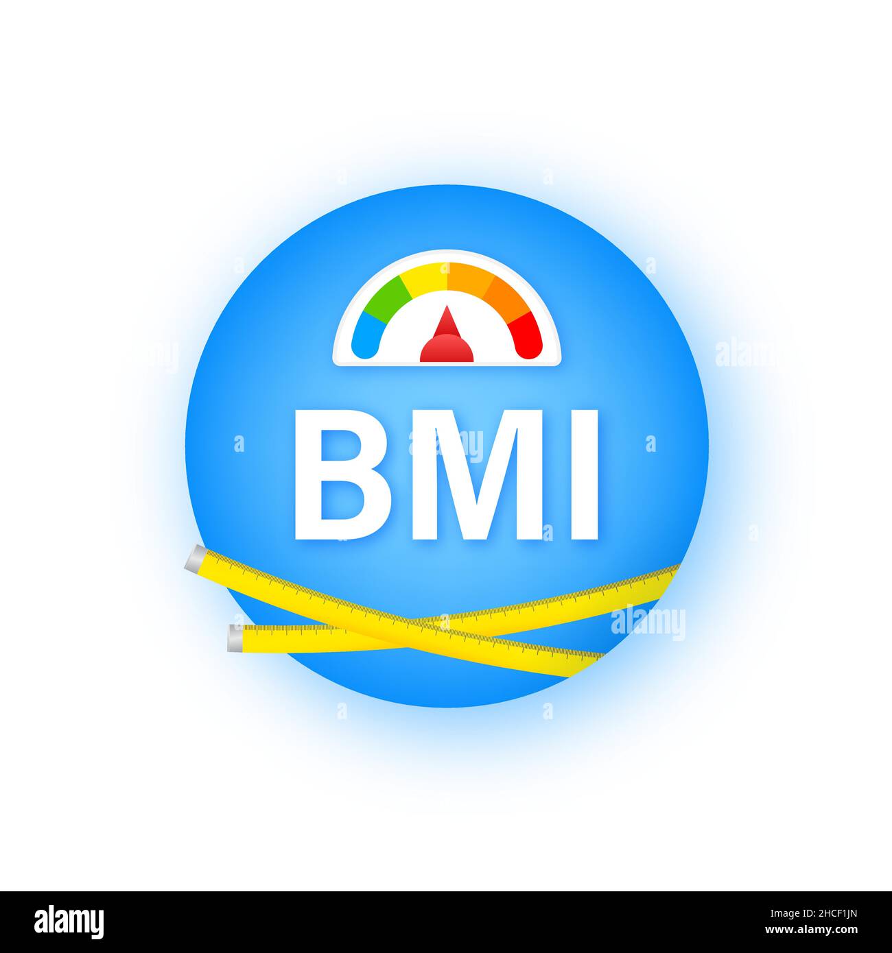 Indikator bmi on scale. Chart concept. Vector icon Stock Vector Image ...