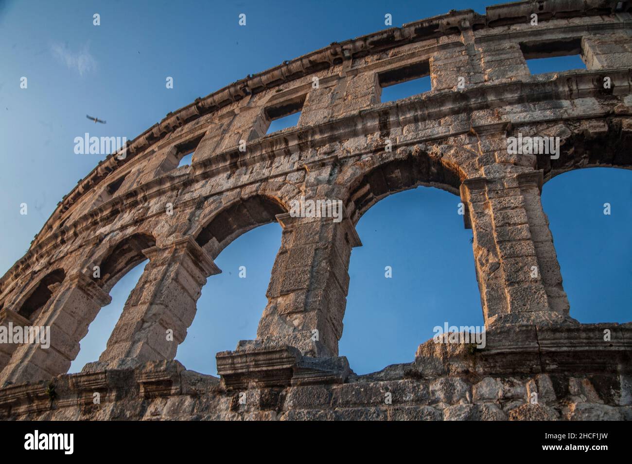 Pola, Croatia - Roman Arena Stock Photo - Alamy