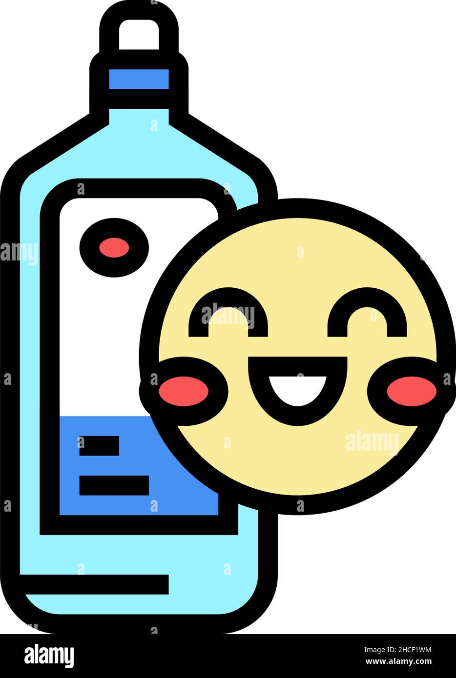 water for kids color icon vector illustration Stock Vector Image & Art ...