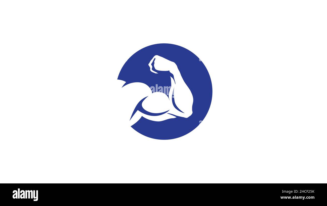 creative bodybuilding bicep logo vector symbol Stock Vector Image & Art ...