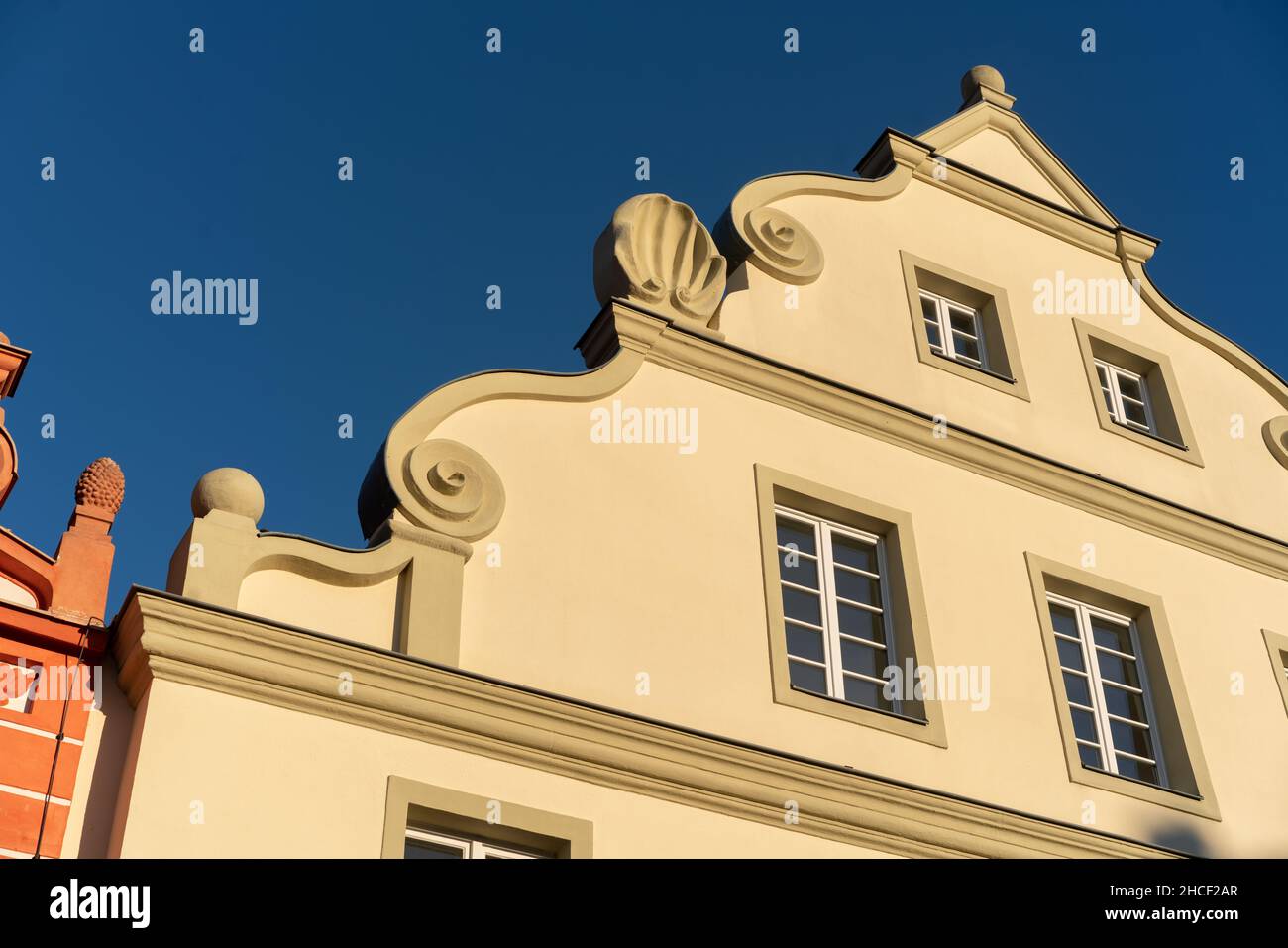 Luckau, Saxony-Anhalt, Germany: Baroque Buildings around the main ...