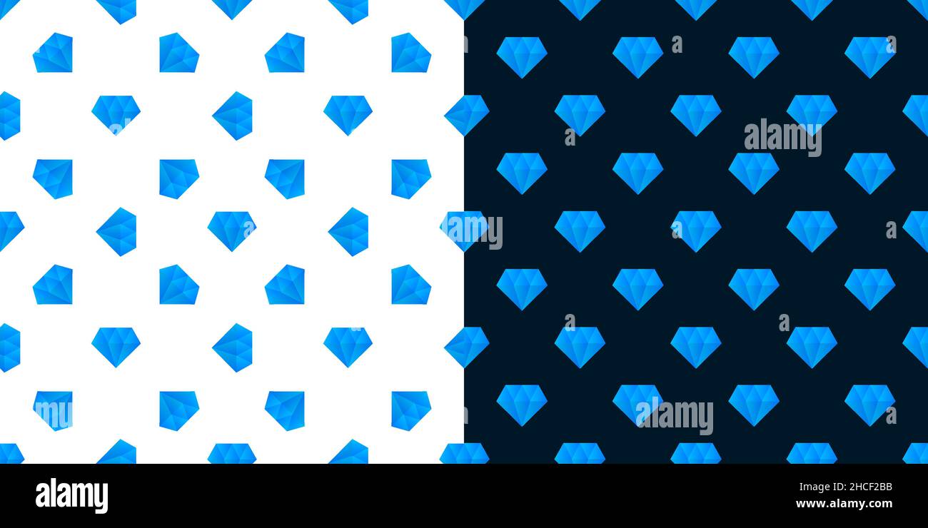 Diamond flat style icon pattern. Diamond sign. Vector stock ...