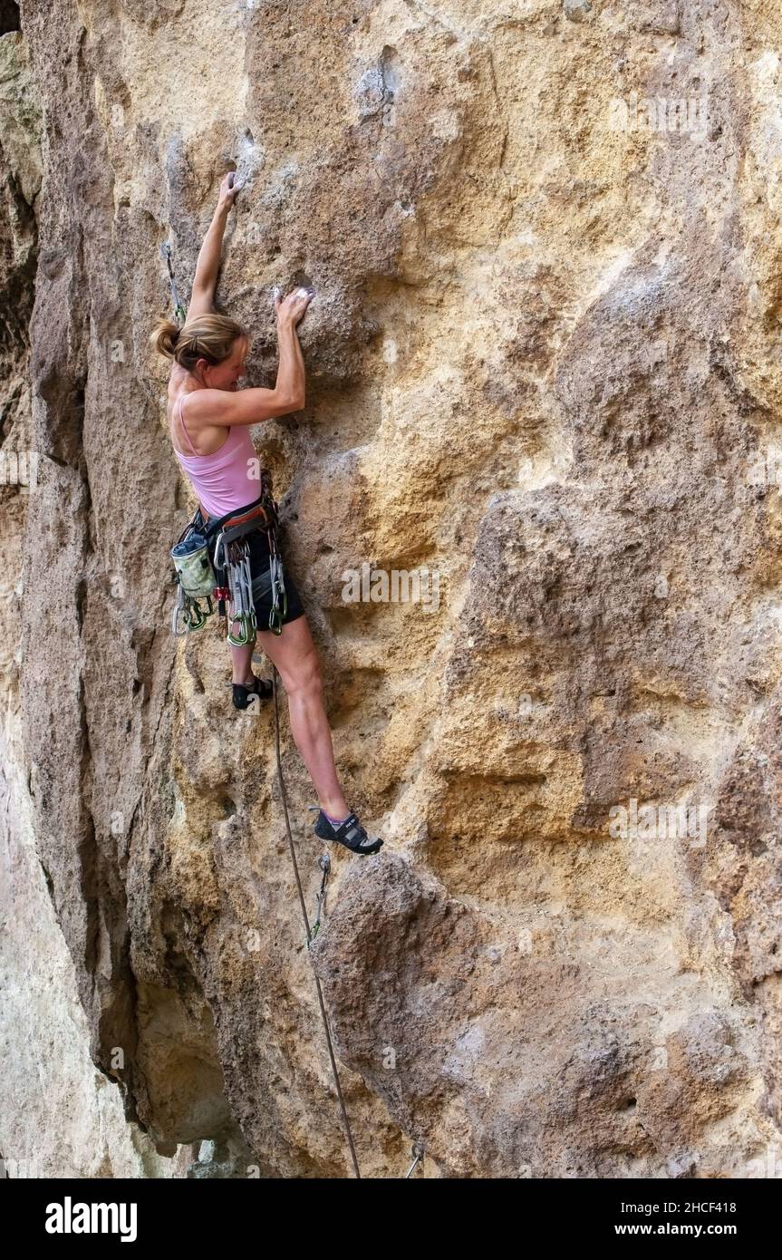 Single rope technique hi-res stock photography and images - Alamy