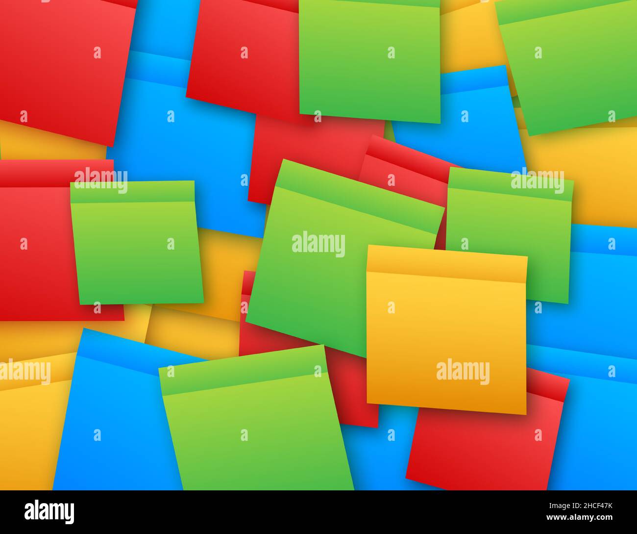 Sticky colored notes pattern. Post note paper. Vector stock ...