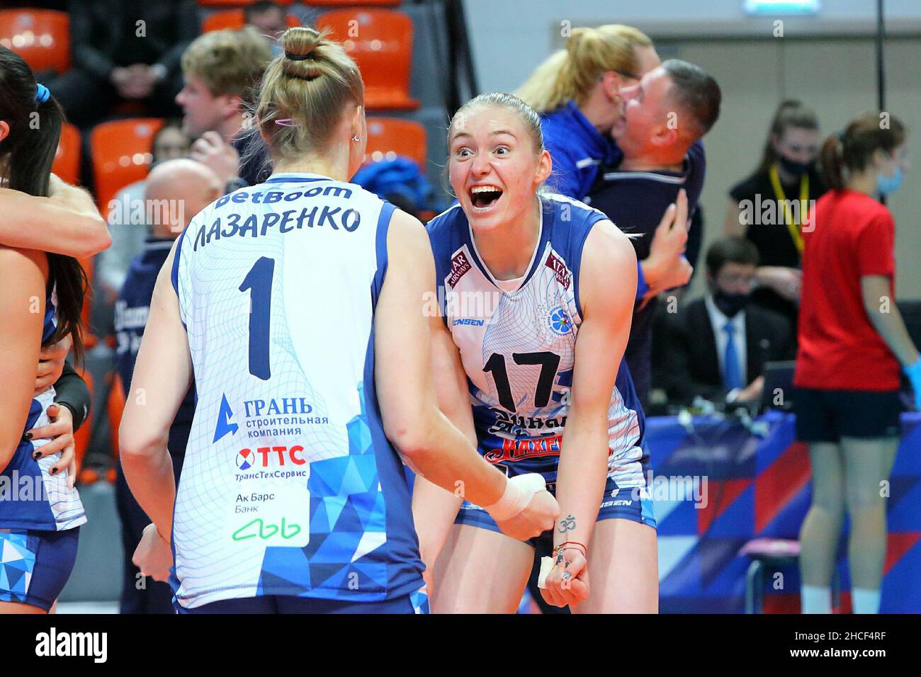 The Russian Federation. Saint Petersburg. Volleyball. Akhvlediani Cup. VK Lokomotiv Kaliningrad ...