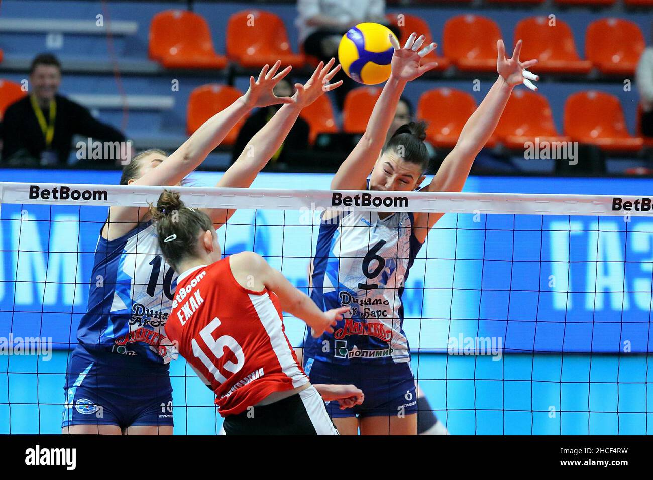 The Russian Federation. Saint Petersburg. Volleyball. Akhvlediani Cup. VK Lokomotiv Kaliningrad ...