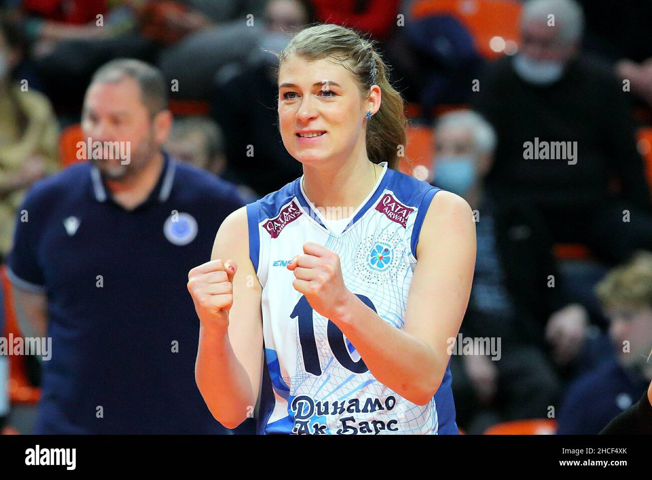 The Russian Federation. Saint Petersburg. Volleyball. Akhvlediani Cup. VK Lokomotiv Kaliningrad ...