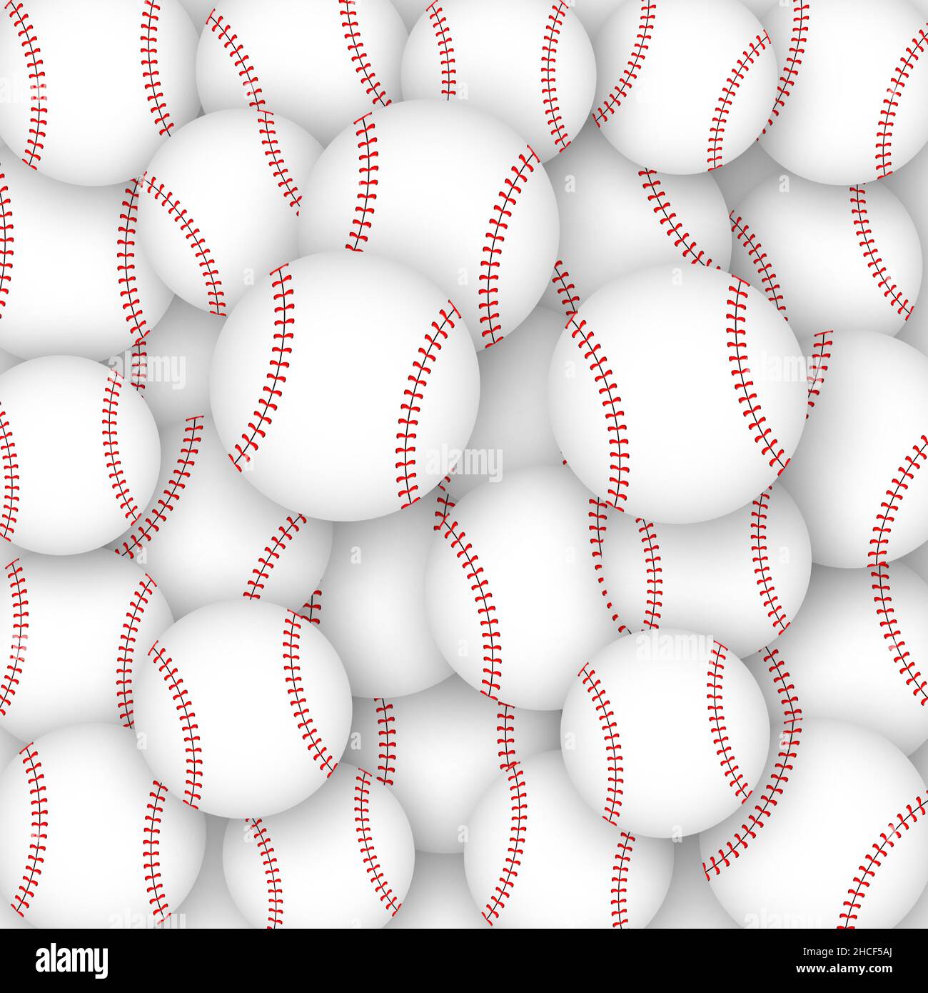 Smooth style baseball ball icon on white background. Sticker pattern ...