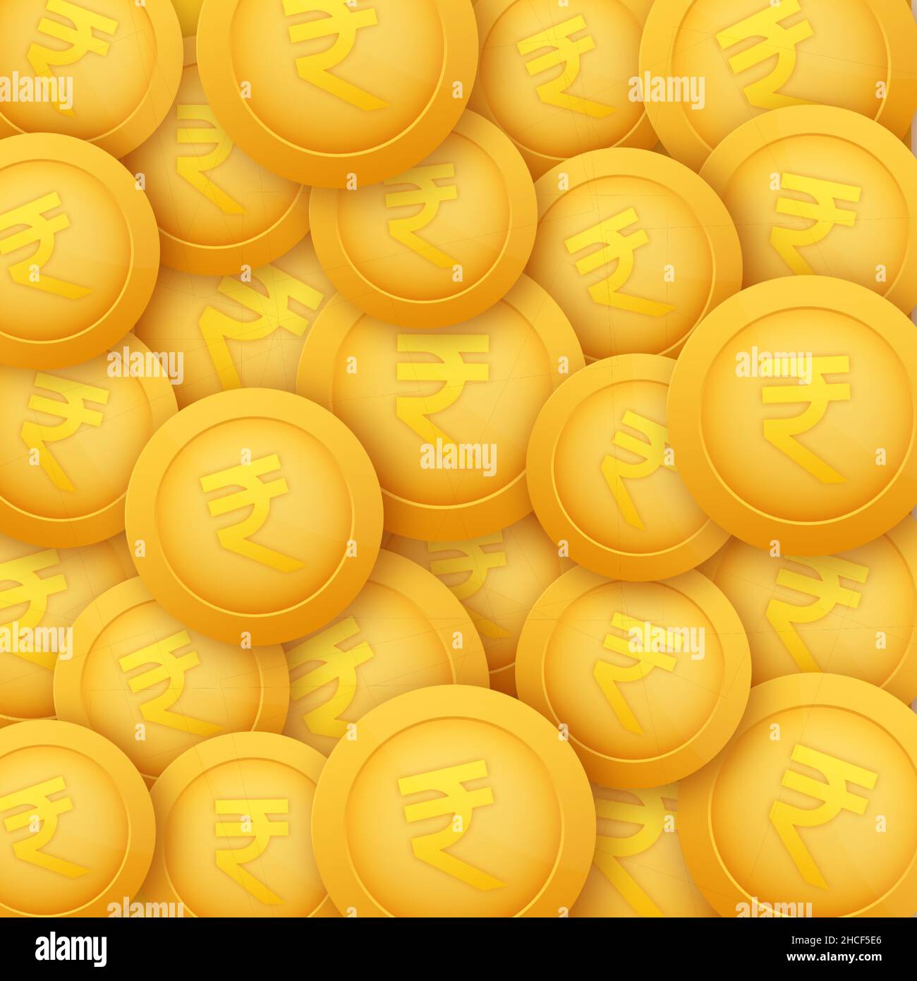 Rupee coin, great design for any purposes. Sticker pattern. Flat style ...