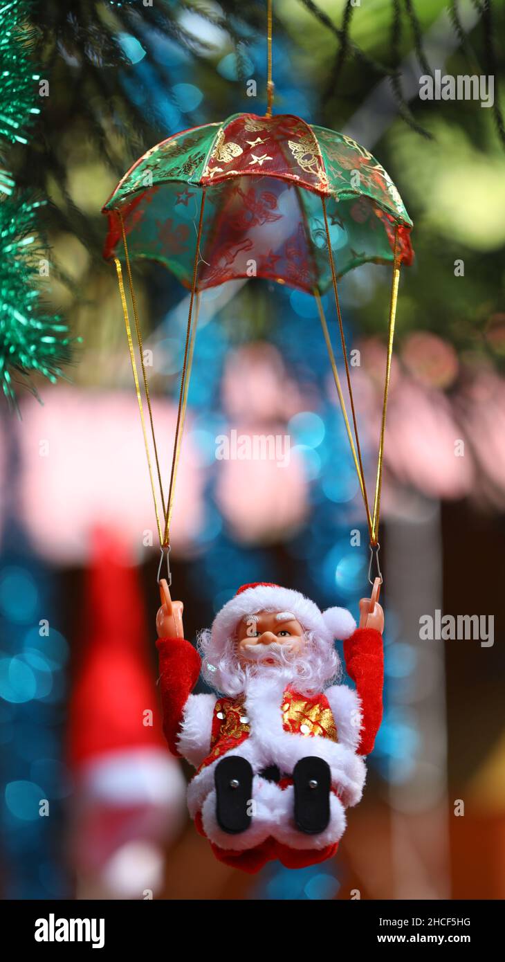 Concept santa claus doll hi-res stock photography and images - Alamy
