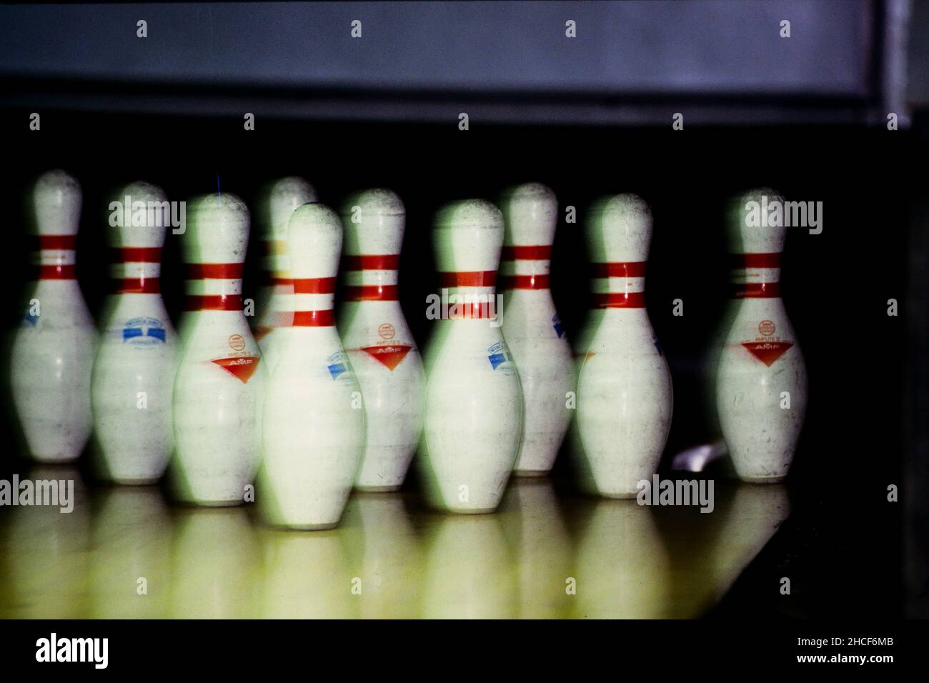 Archives 90oes: Bowling players, Lyon, France, 1995 Stock Photo - Alamy