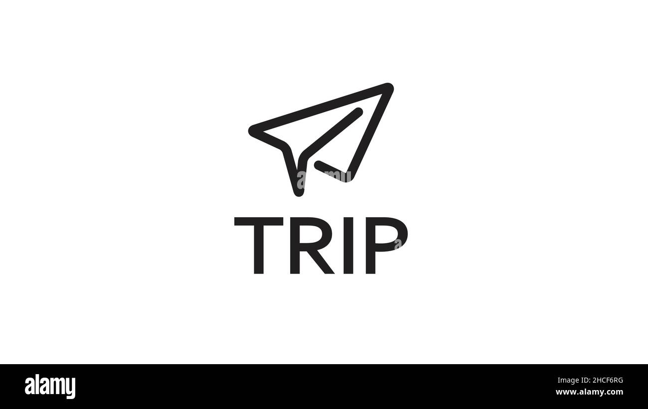 creative paper jet airplane logo vector symbol icon design illustration ...