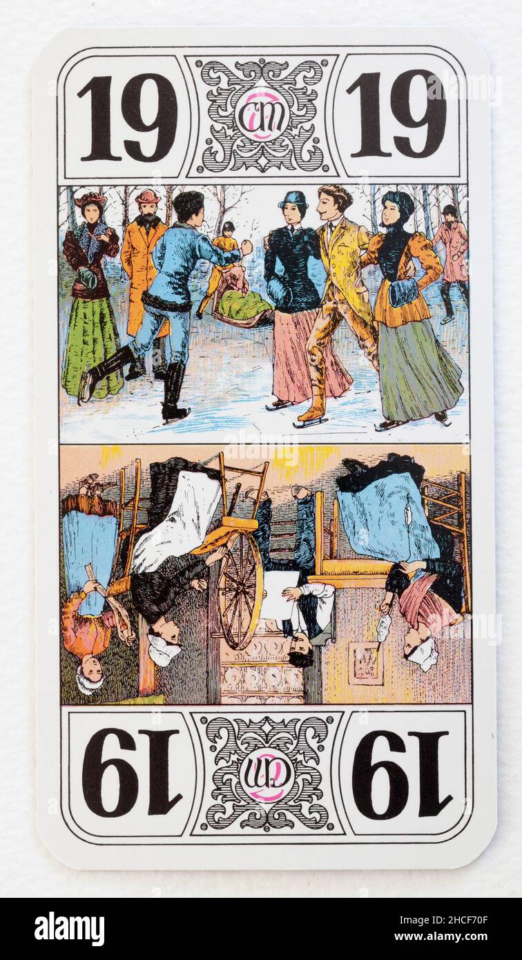 Carta Mundi Tarot Playing Cards Stock Photo - Alamy