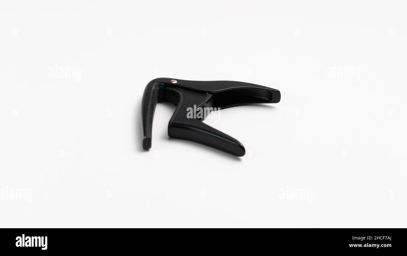 Guitar fretboard with capo hi-res stock photography and images - Alamy