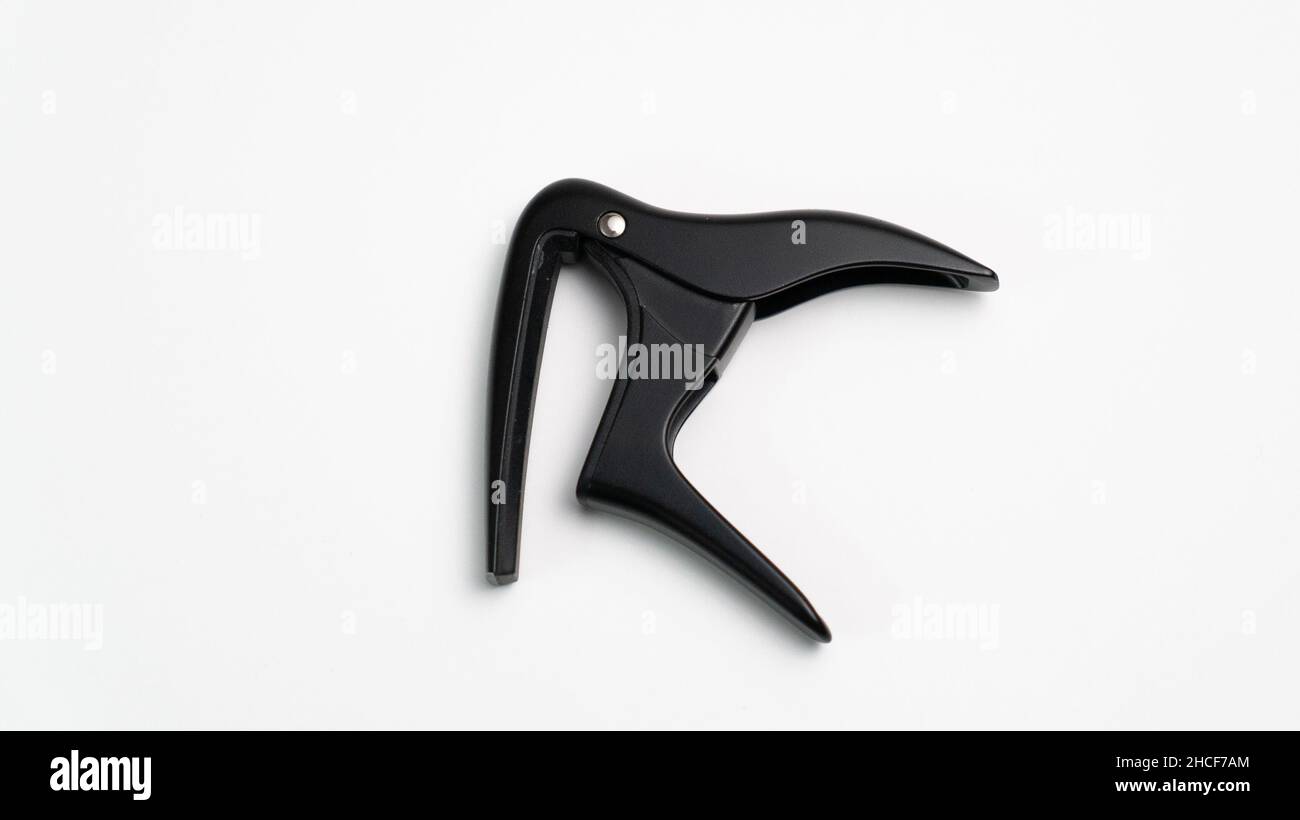 Guitar fretboard with capo hi-res stock photography and images - Alamy