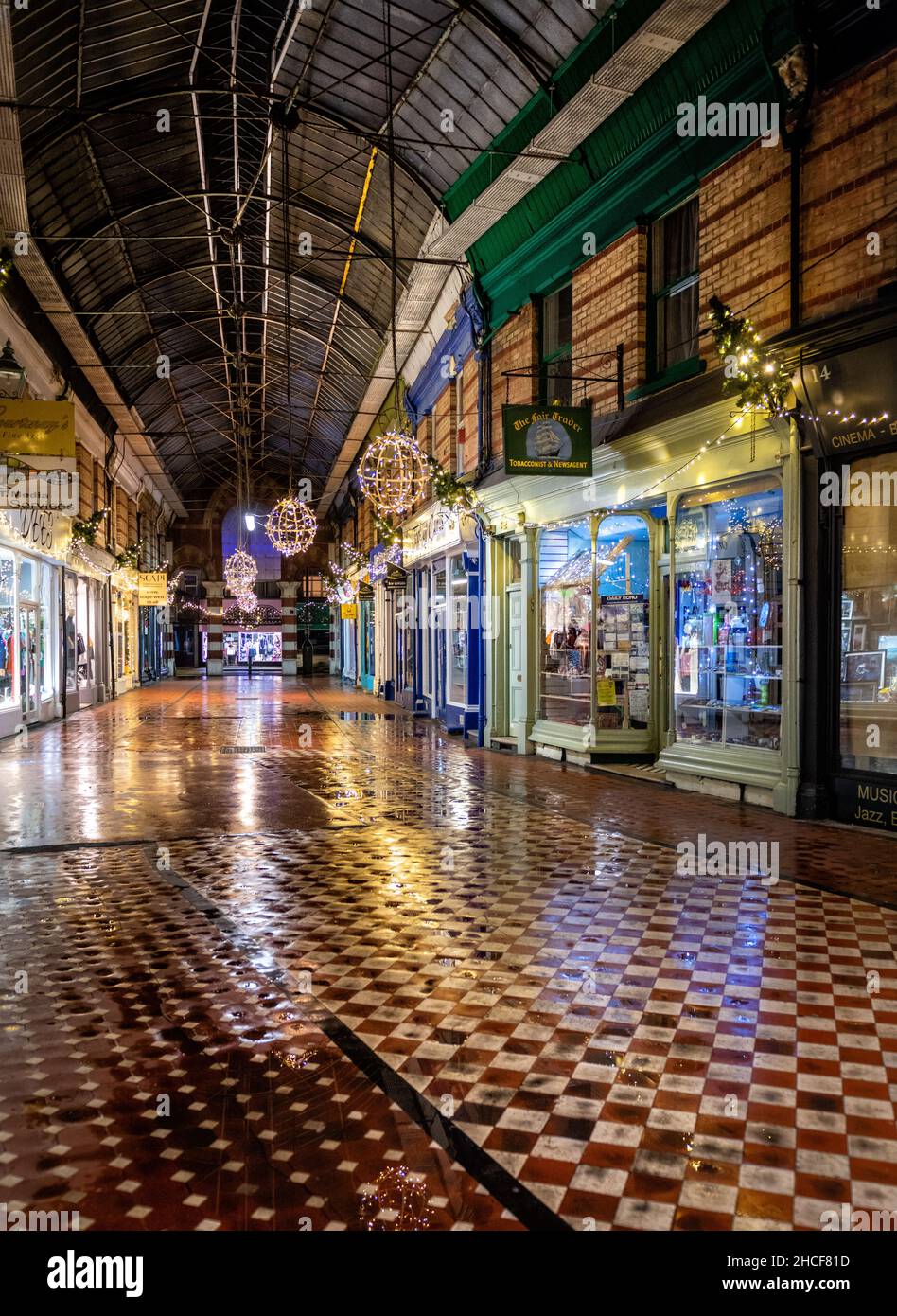 Westbourne Shopping Arcade Stock Photo - Alamy