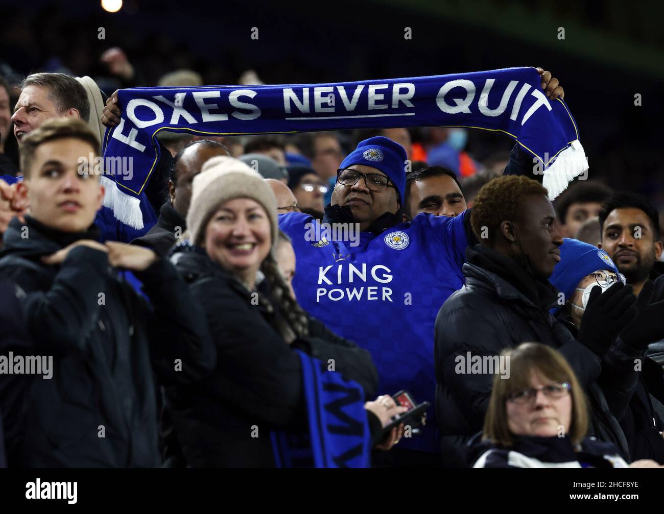 Leicester city stadium king fan hi-res stock photography and images - Alamy