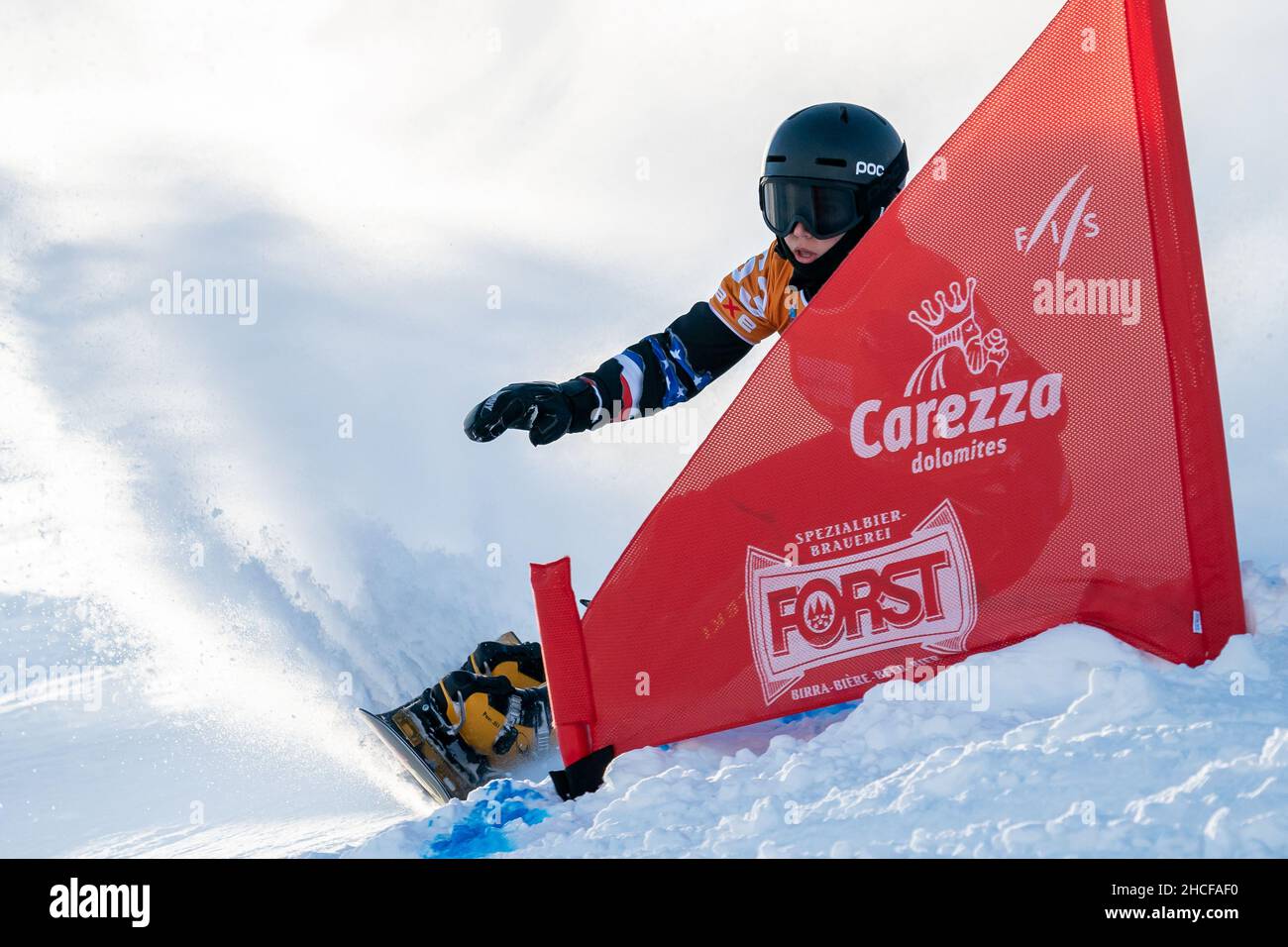 PFLUM Iris (USA) competing in the Fis Snowboard World Cup 2022 Women's ...
