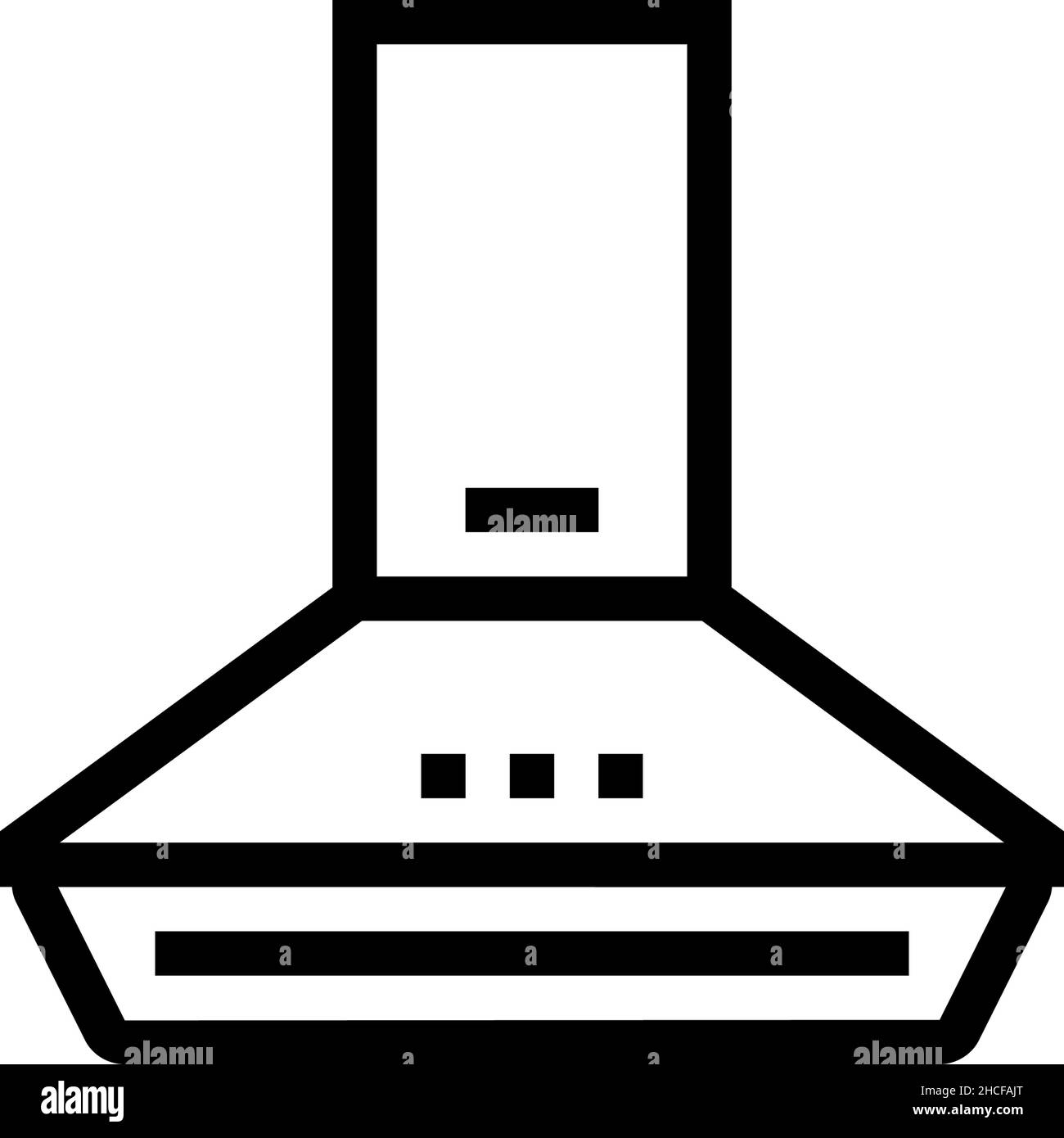 cooker hood line icon vector illustration Stock Vector Image & Art - Alamy