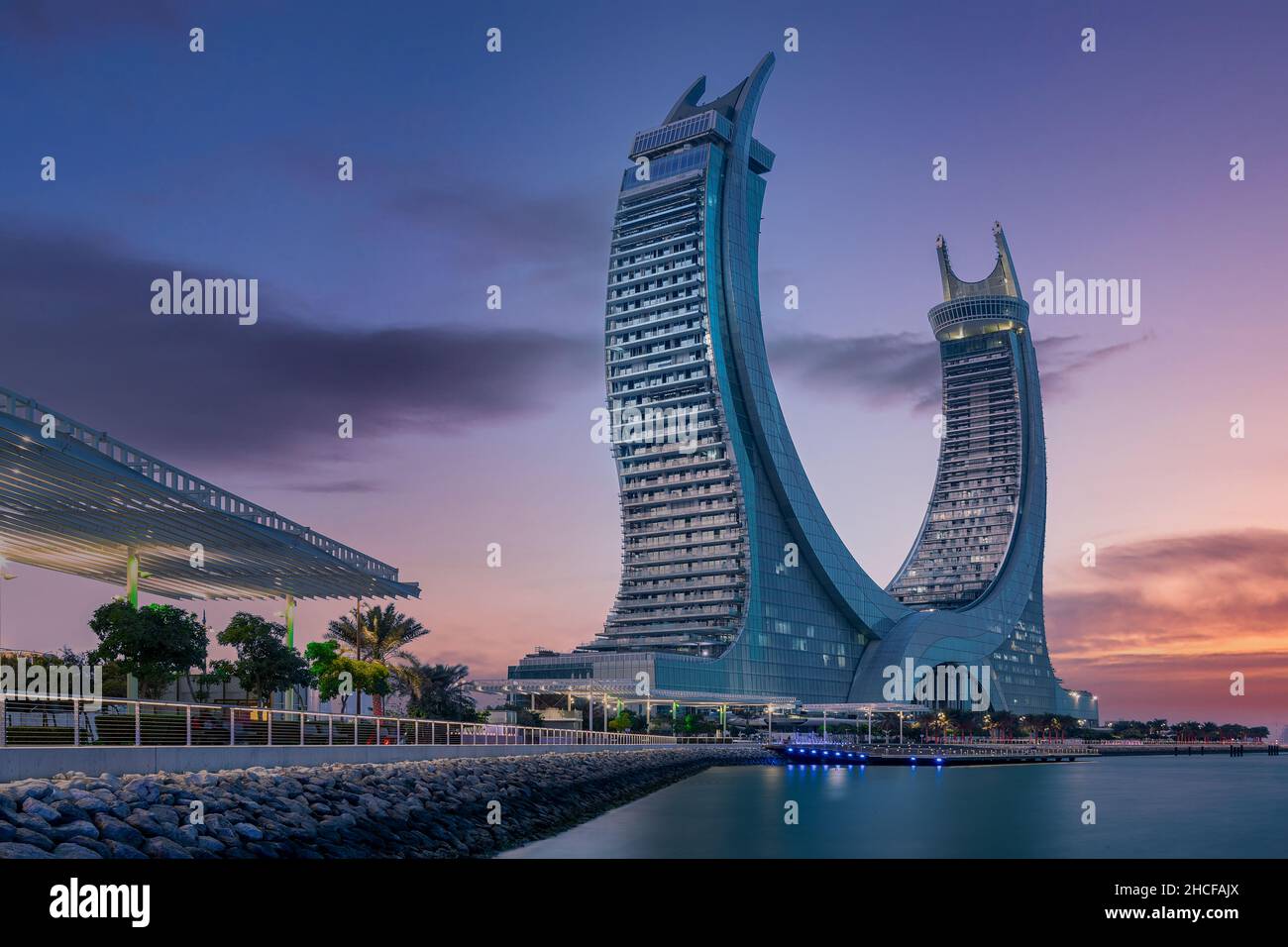 Katara towers hi-res stock photography and images - Alamy