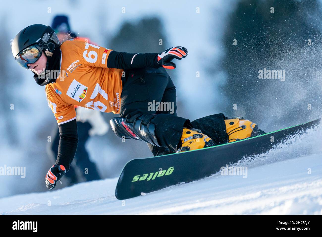 GOLTES Sara (SLO) competing in the Fis Snowboard World Cup 2022 Women's ...