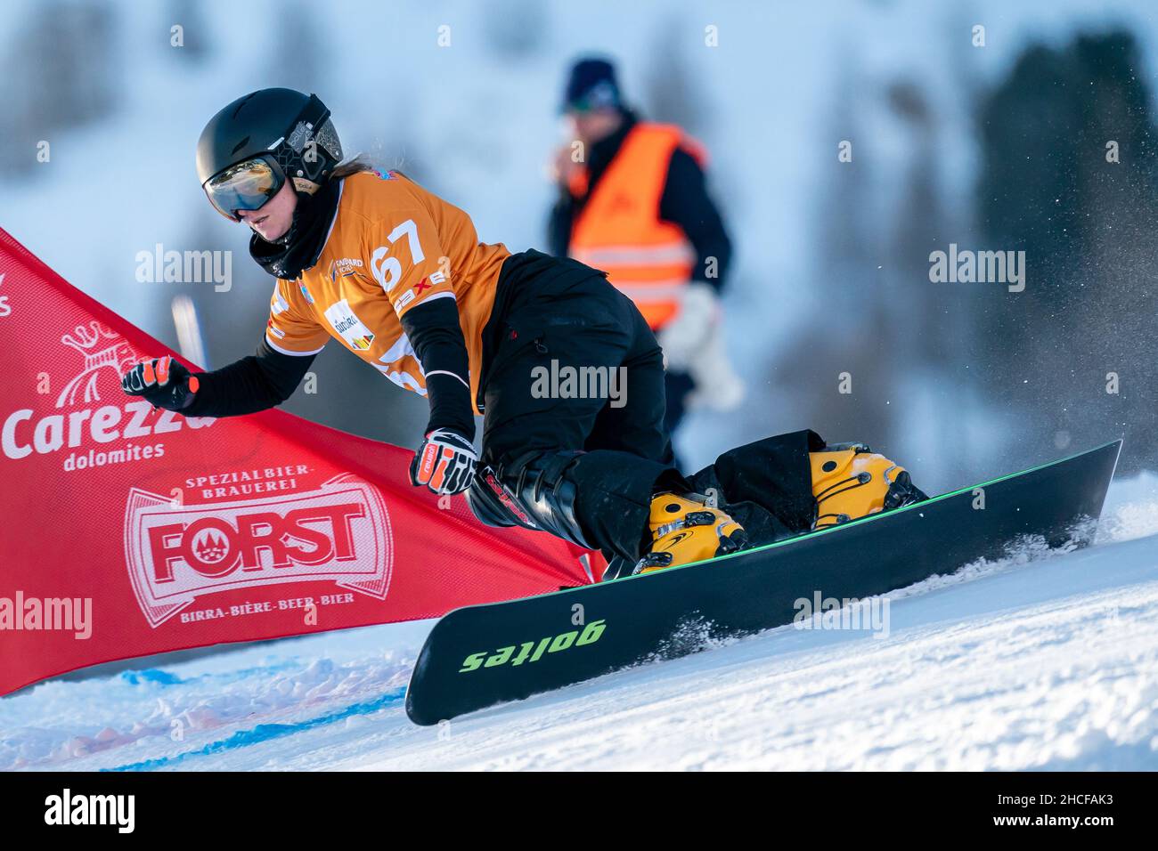 GOLTES Sara (SLO) competing in the Fis Snowboard World Cup 2022 Women's ...