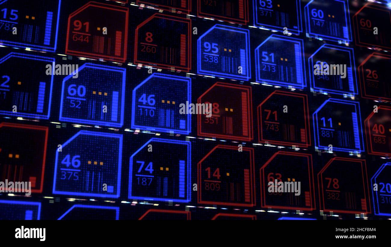 Seamless 3D motion graphic animation of glowing electricity light ...