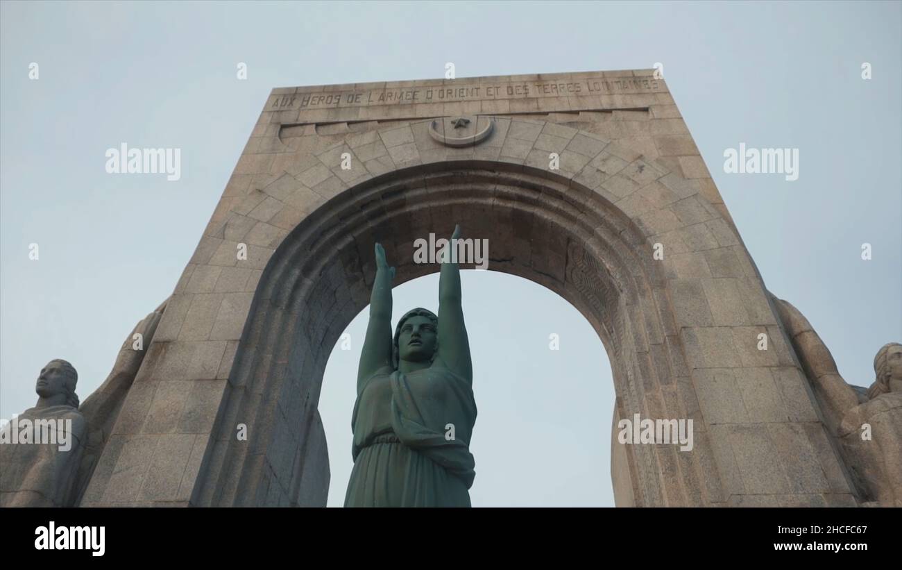 Monument to war heroes in one of the cities of Europe Stock Photo - Alamy