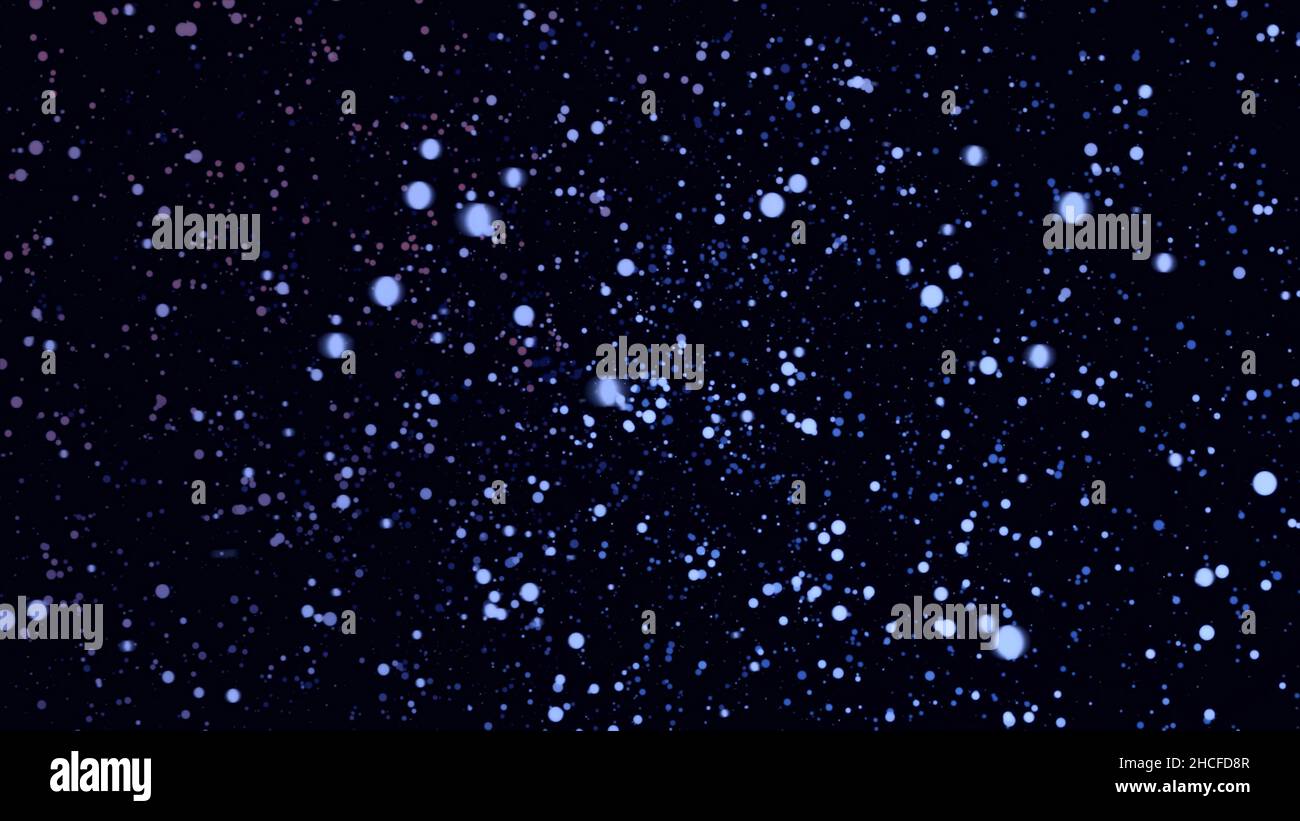 Many blue purple rotating particles hi-res stock photography and images ...