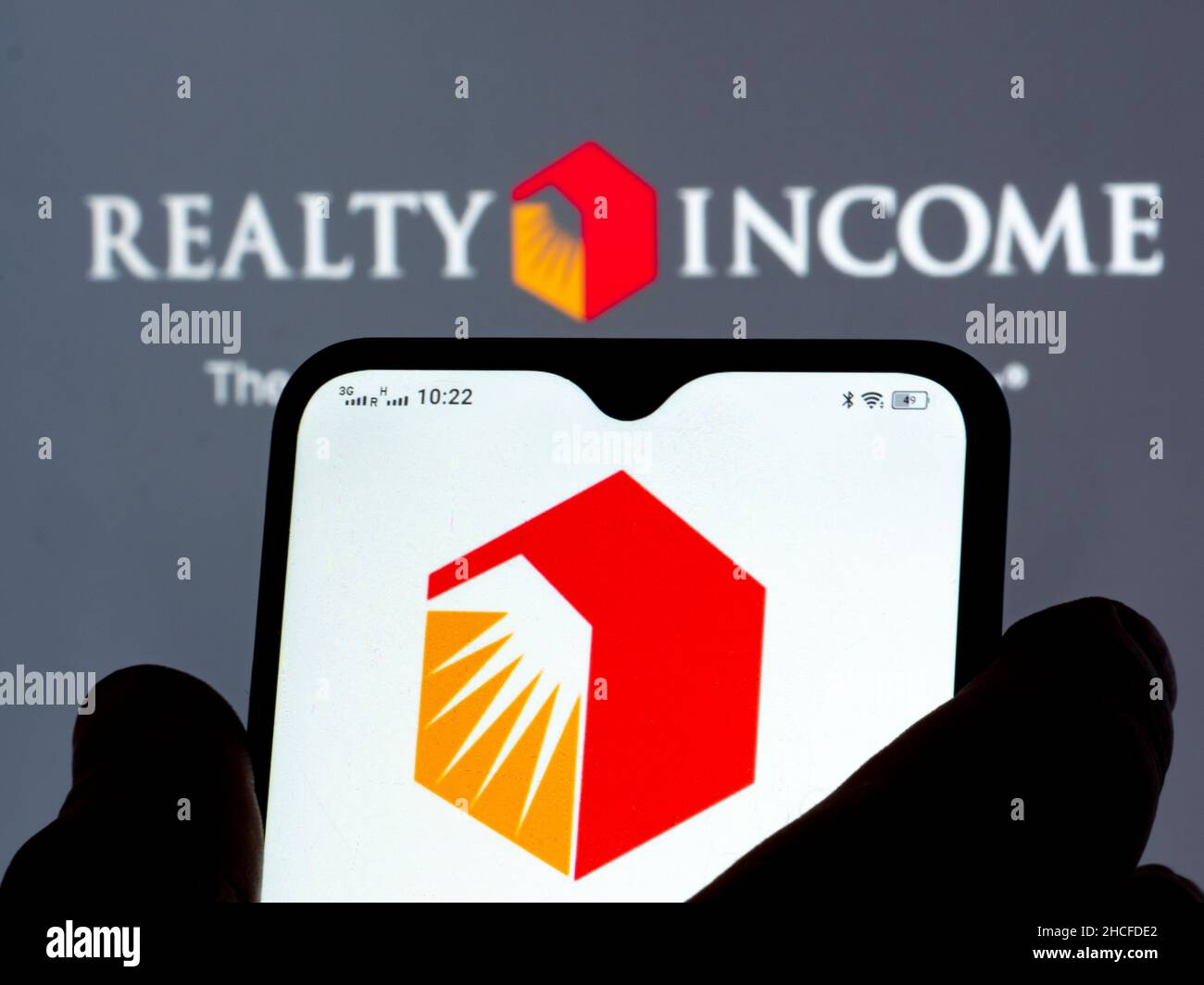 Realty income logo hi-res stock photography and images - Alamy
