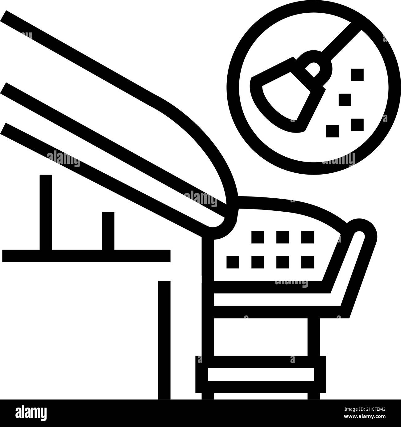 gutter cleaning line icon vector illustration Stock Vector Image & Art ...