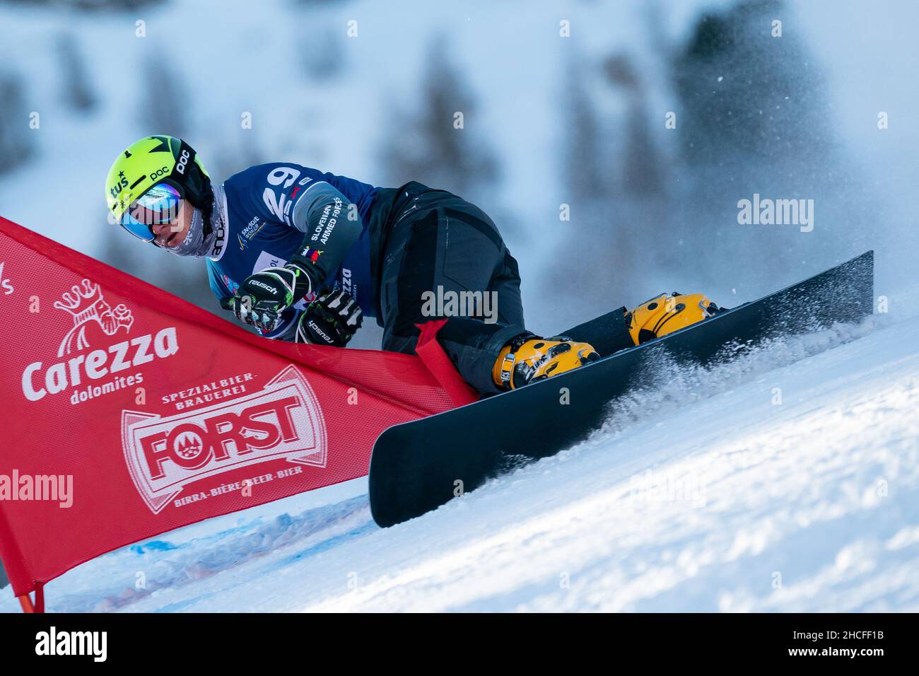 MASTNAK Tim (SLO) competing in the Fis Snowboard World Cup 2022 Men's ...