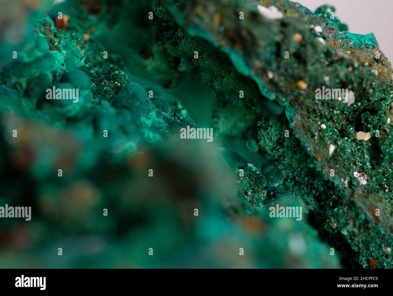 malachite mineral specimen stone rock geology gem crystal Stock Photo ...