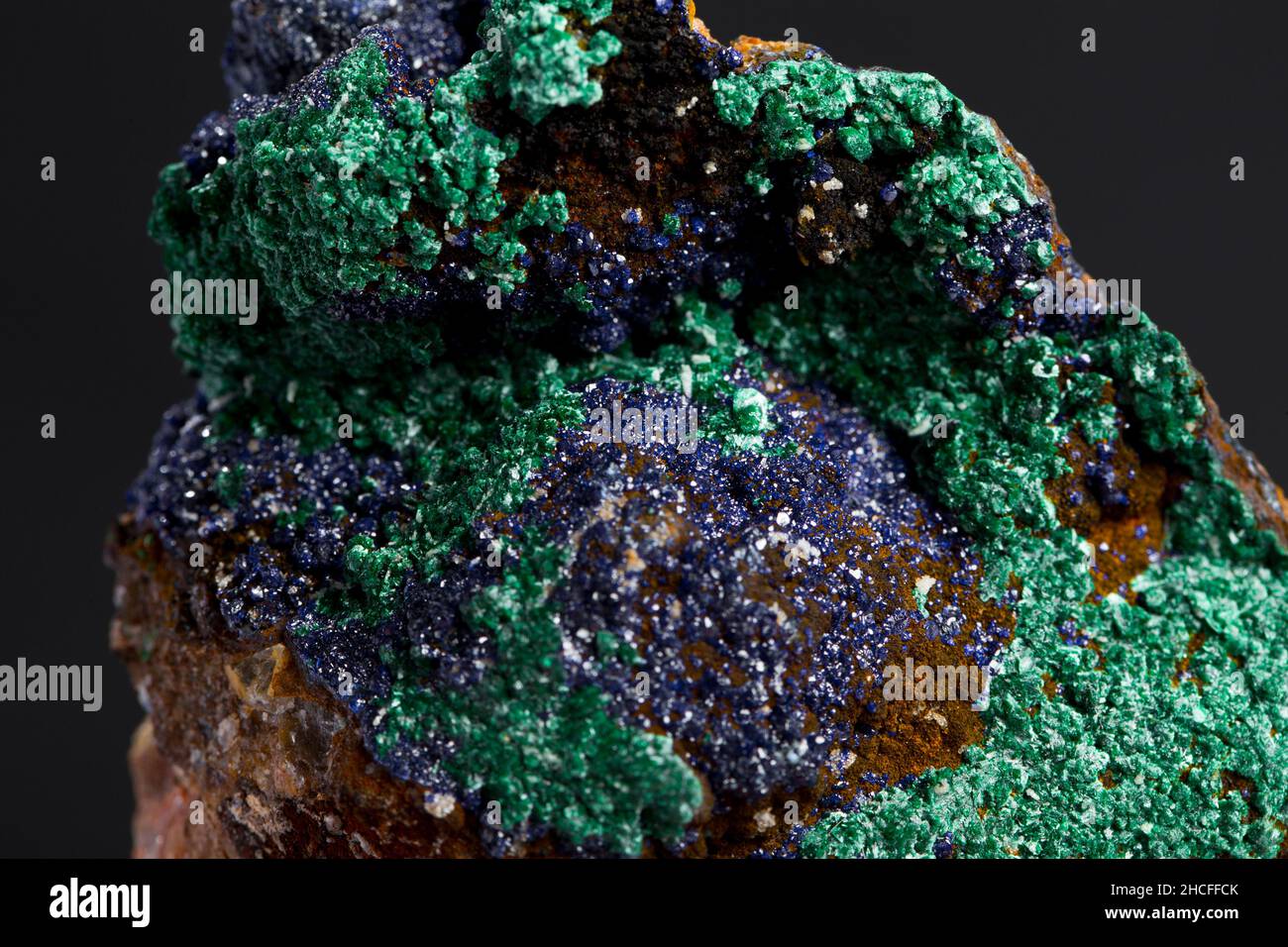 malachite mineral specimen stone rock geology gem crystal Stock Photo ...