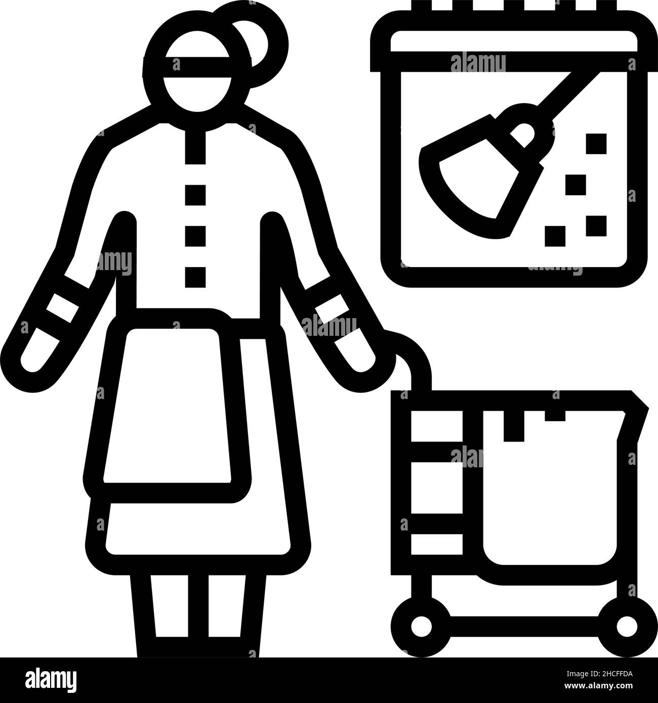 regular cleaning line icon vector illustration Stock Vector Image & Art ...