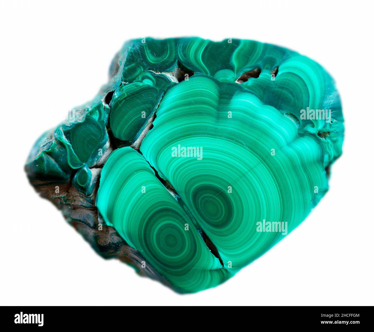 malachite mineral specimen stone rock geology gem crystal Stock Photo ...