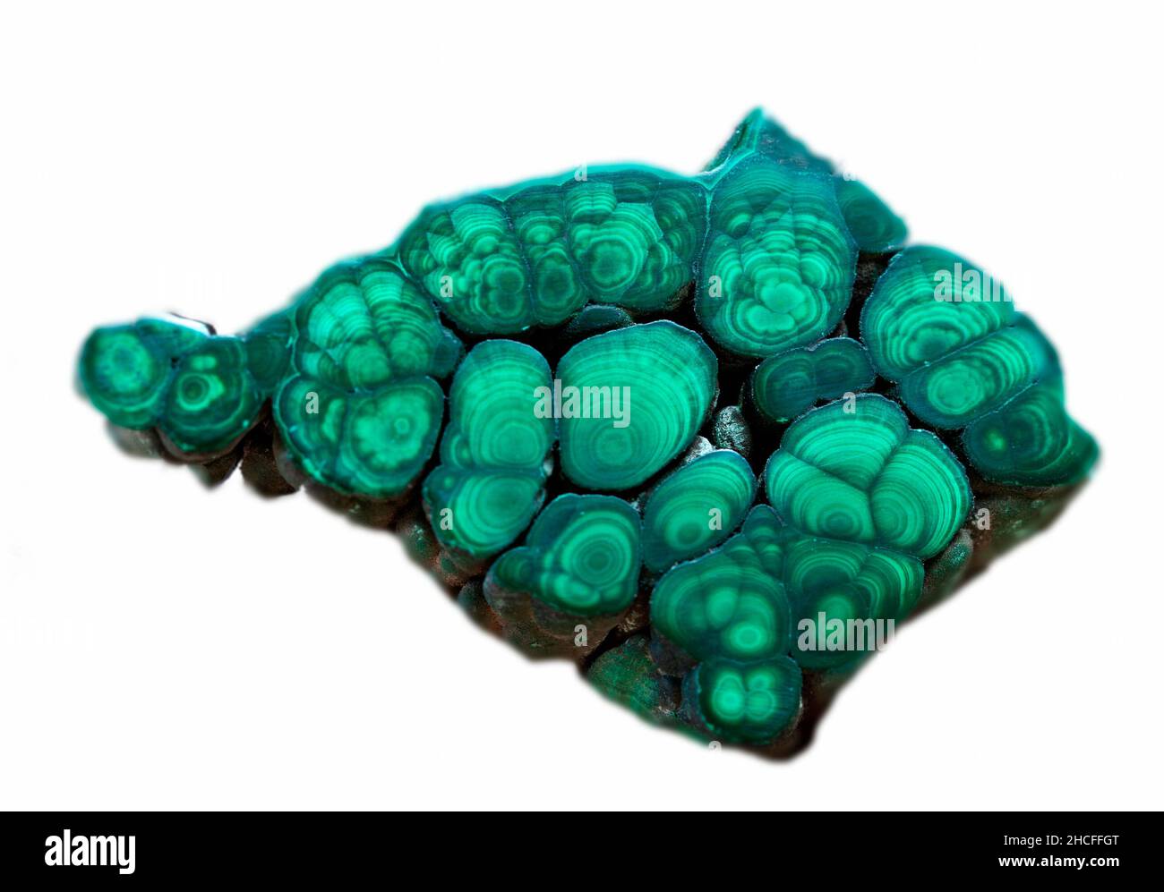 malachite mineral specimen stone rock geology gem crystal Stock Photo ...