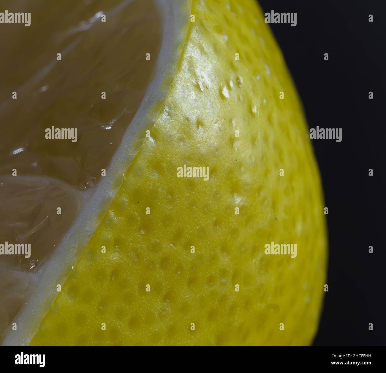 Macro photo of a lemon Stock Photo - Alamy
