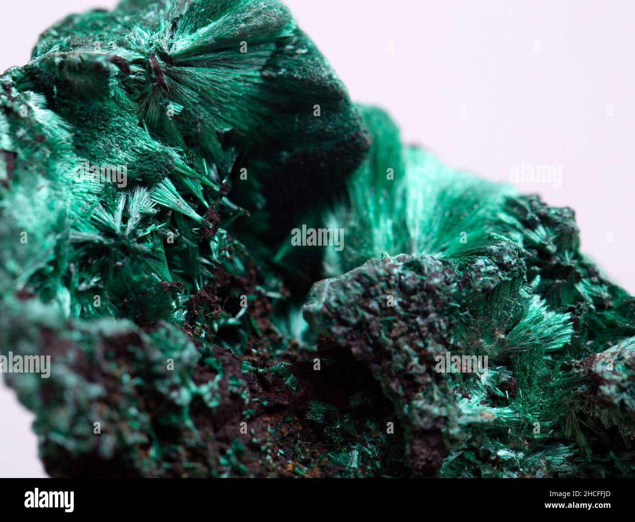 malachite mineral specimen stone rock geology gem crystal Stock Photo ...